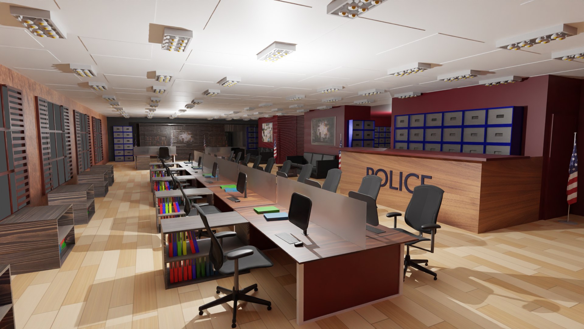 3D Police Station Model - TurboSquid 2178753