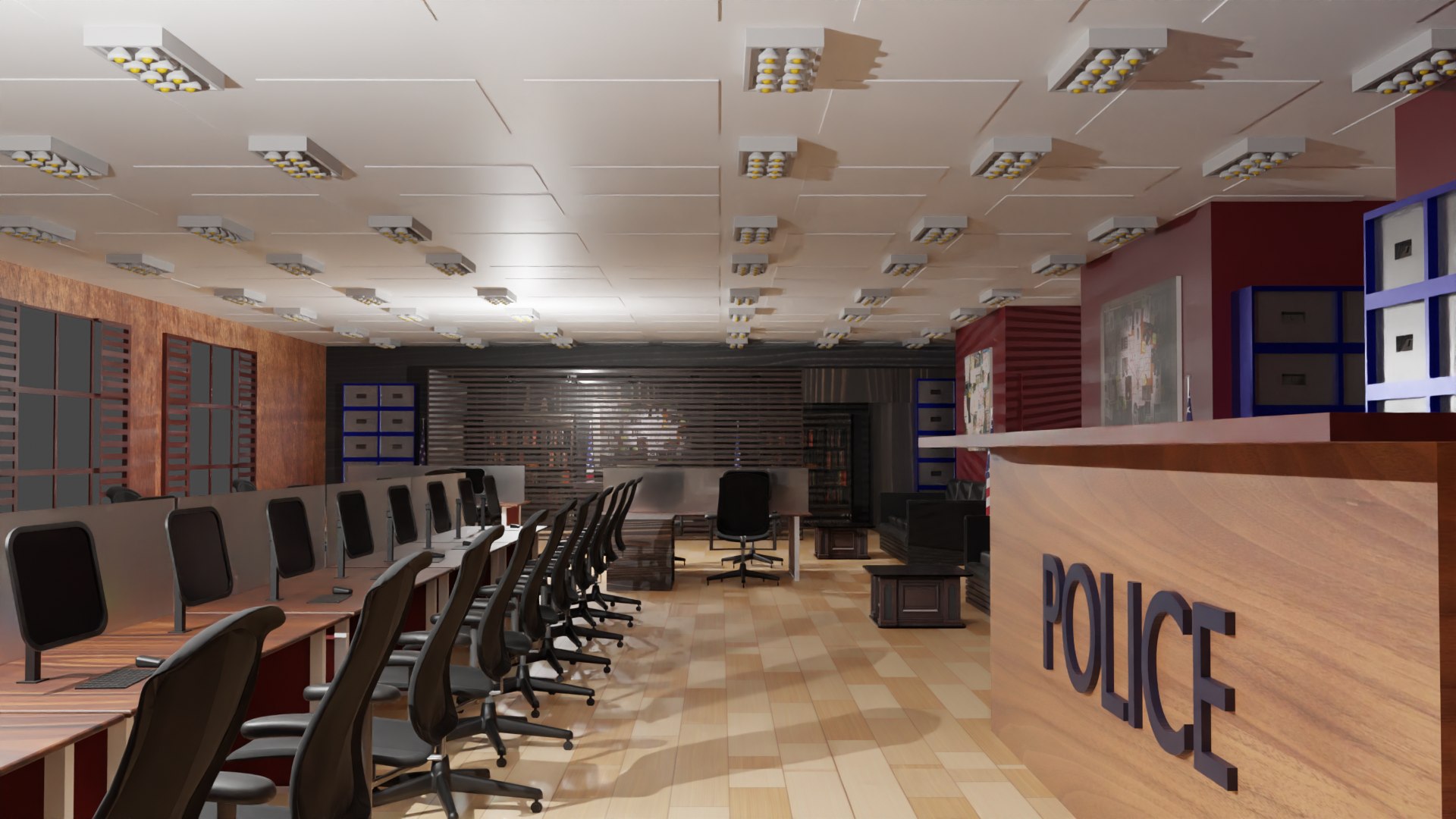 3D Police Station Model - TurboSquid 2178753