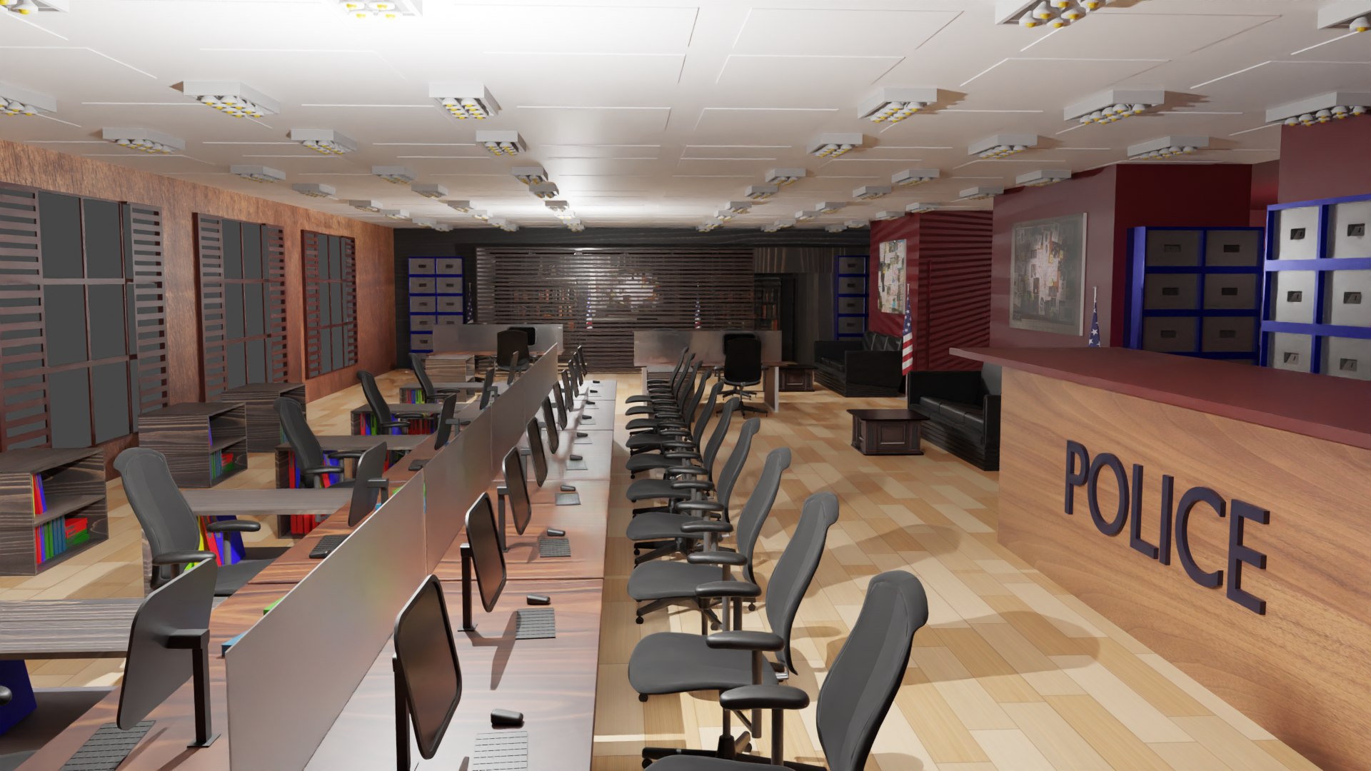 3D Police Station Model - TurboSquid 2178753