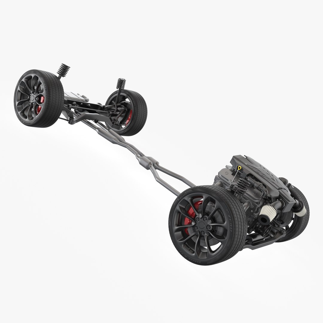 3D Lexus Lc 500 Suspension - TurboSquid 1393075