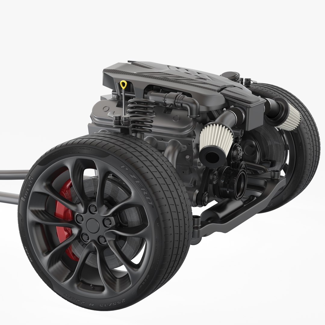 3D Lexus Lc 500 Suspension - TurboSquid 1393075