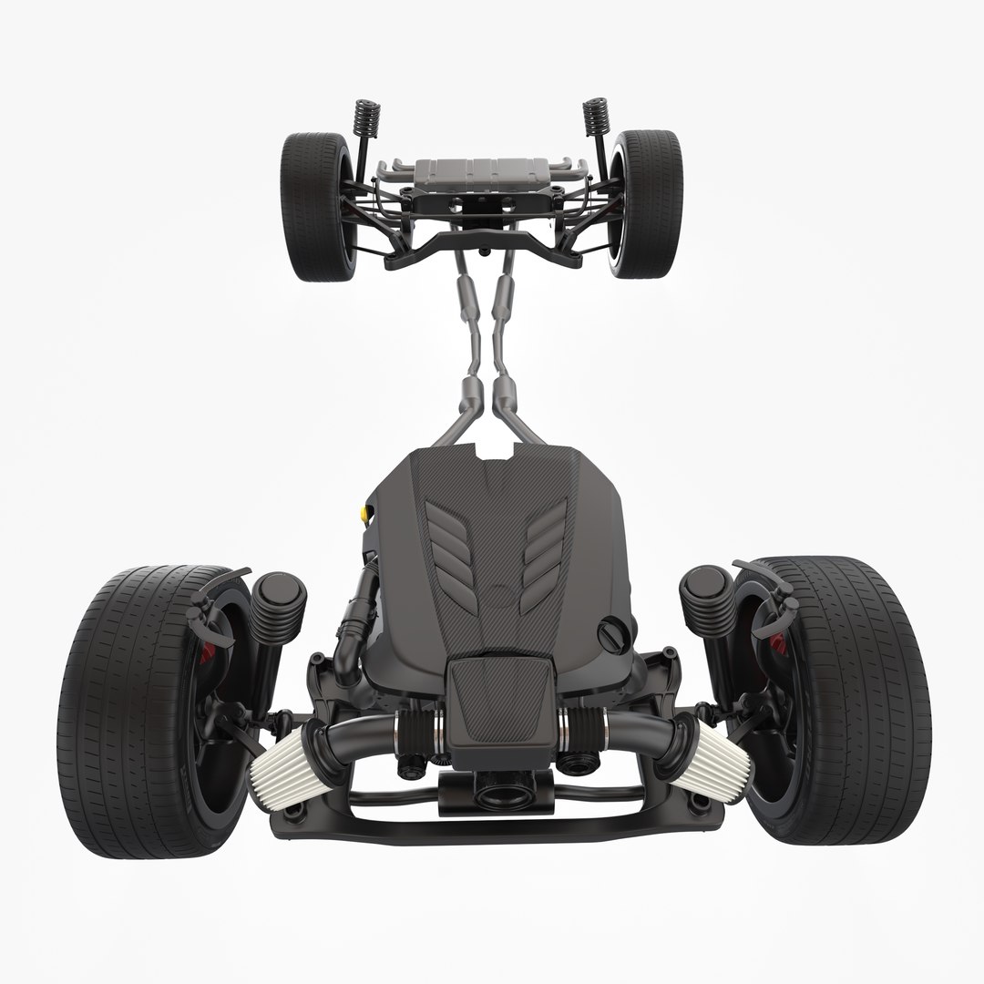 3D Lexus Lc 500 Suspension - TurboSquid 1393075