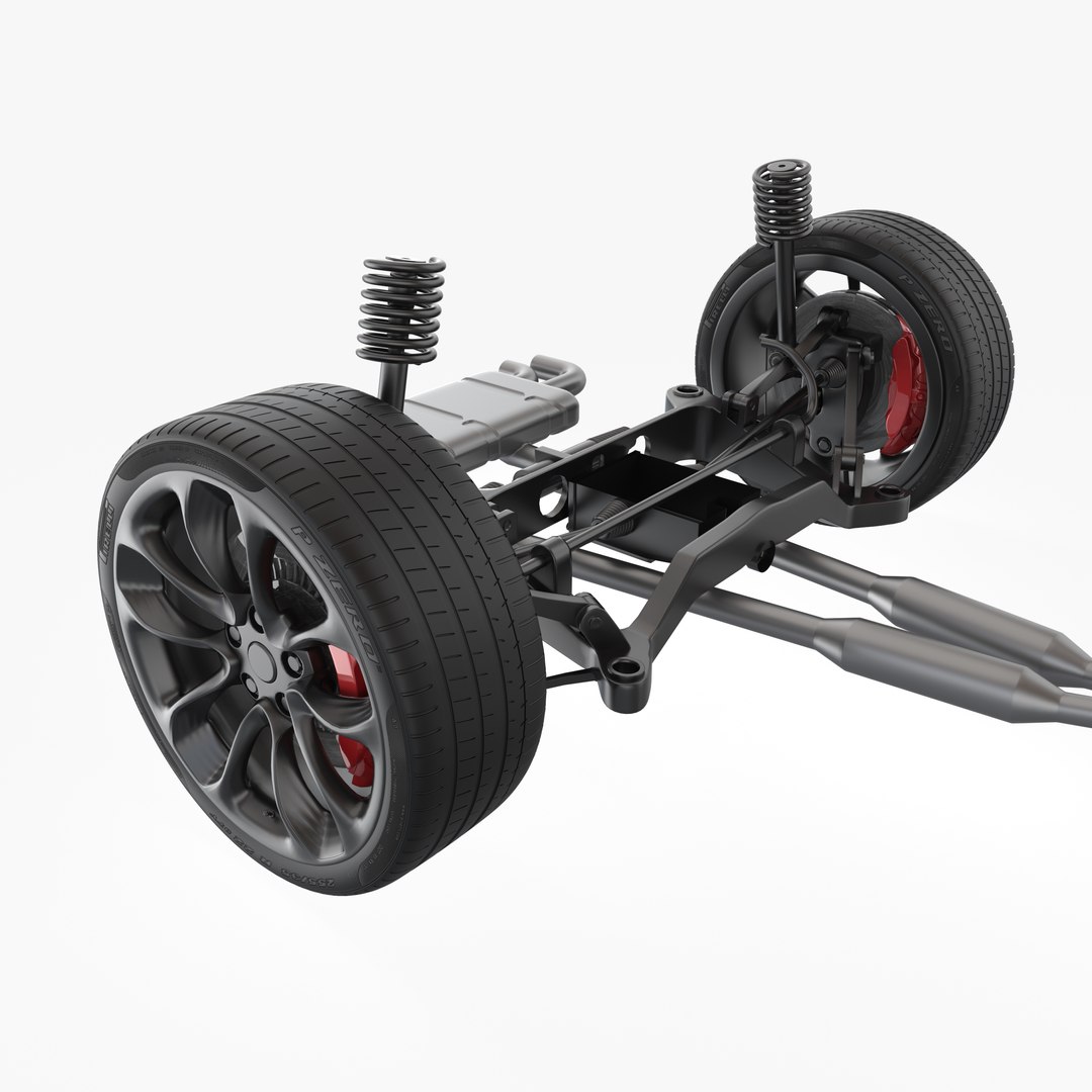 3D Lexus Lc 500 Suspension - TurboSquid 1393075