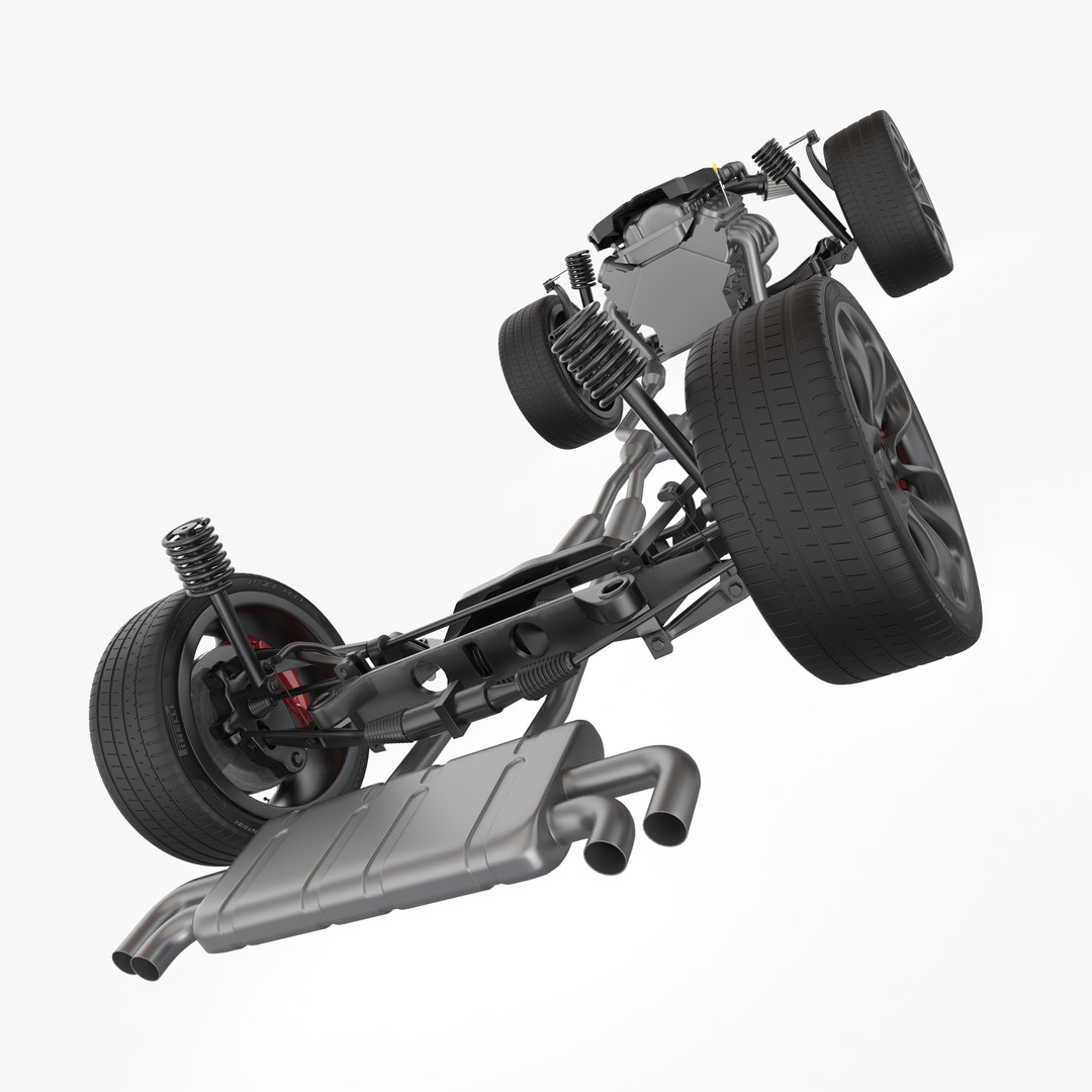 3D Lexus Lc 500 Suspension - TurboSquid 1393075