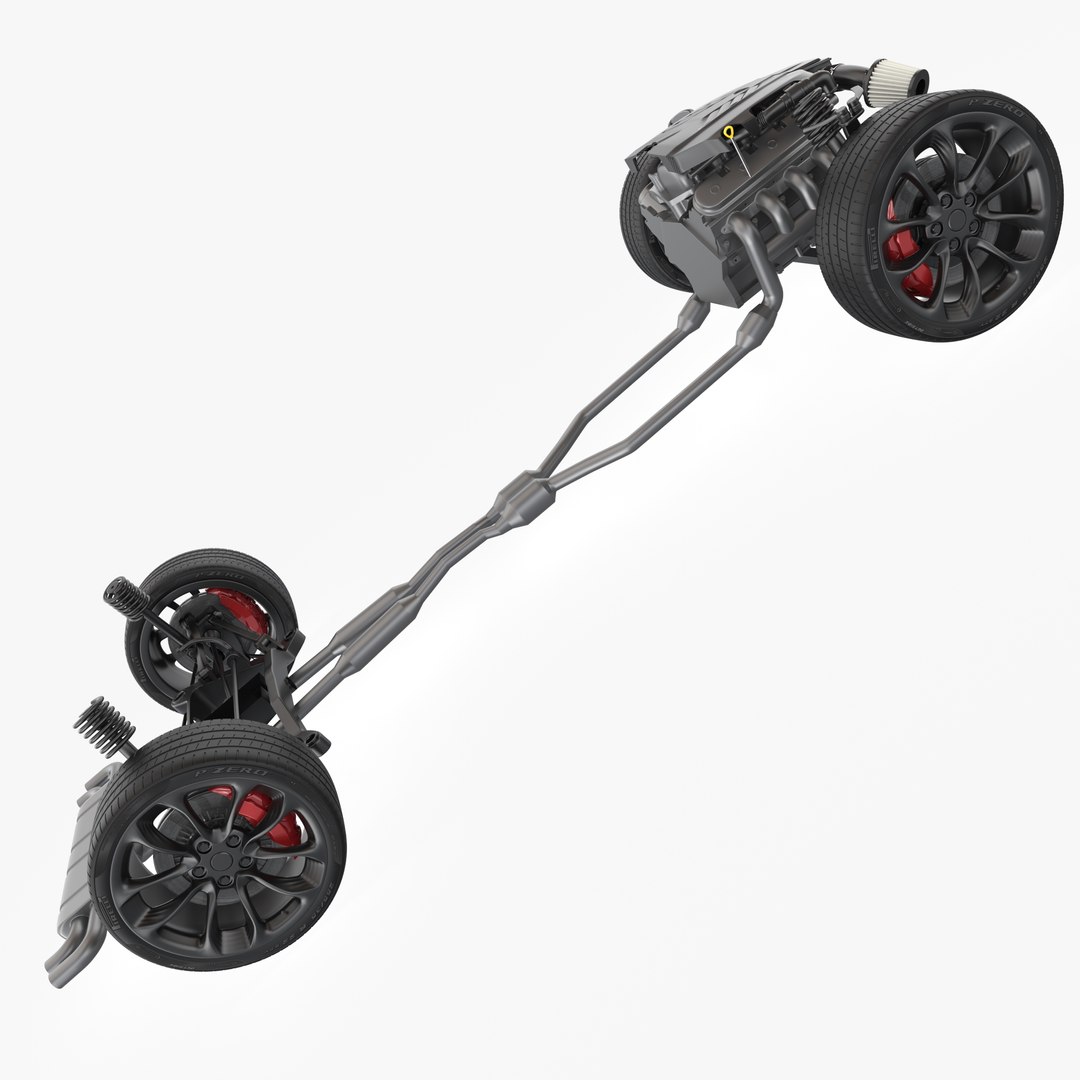 3D Lexus Lc 500 Suspension - TurboSquid 1393075