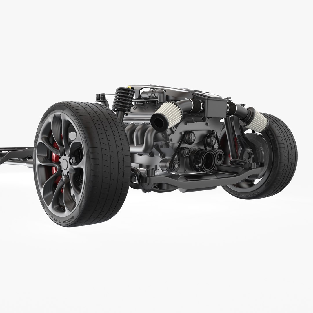 3D Lexus Lc 500 Suspension - TurboSquid 1393075