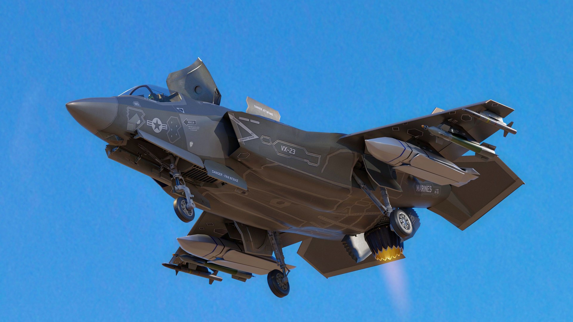 3D F35B Lightning II - Rigged - With High Resolution Textures Model - TurboSquid 2355431