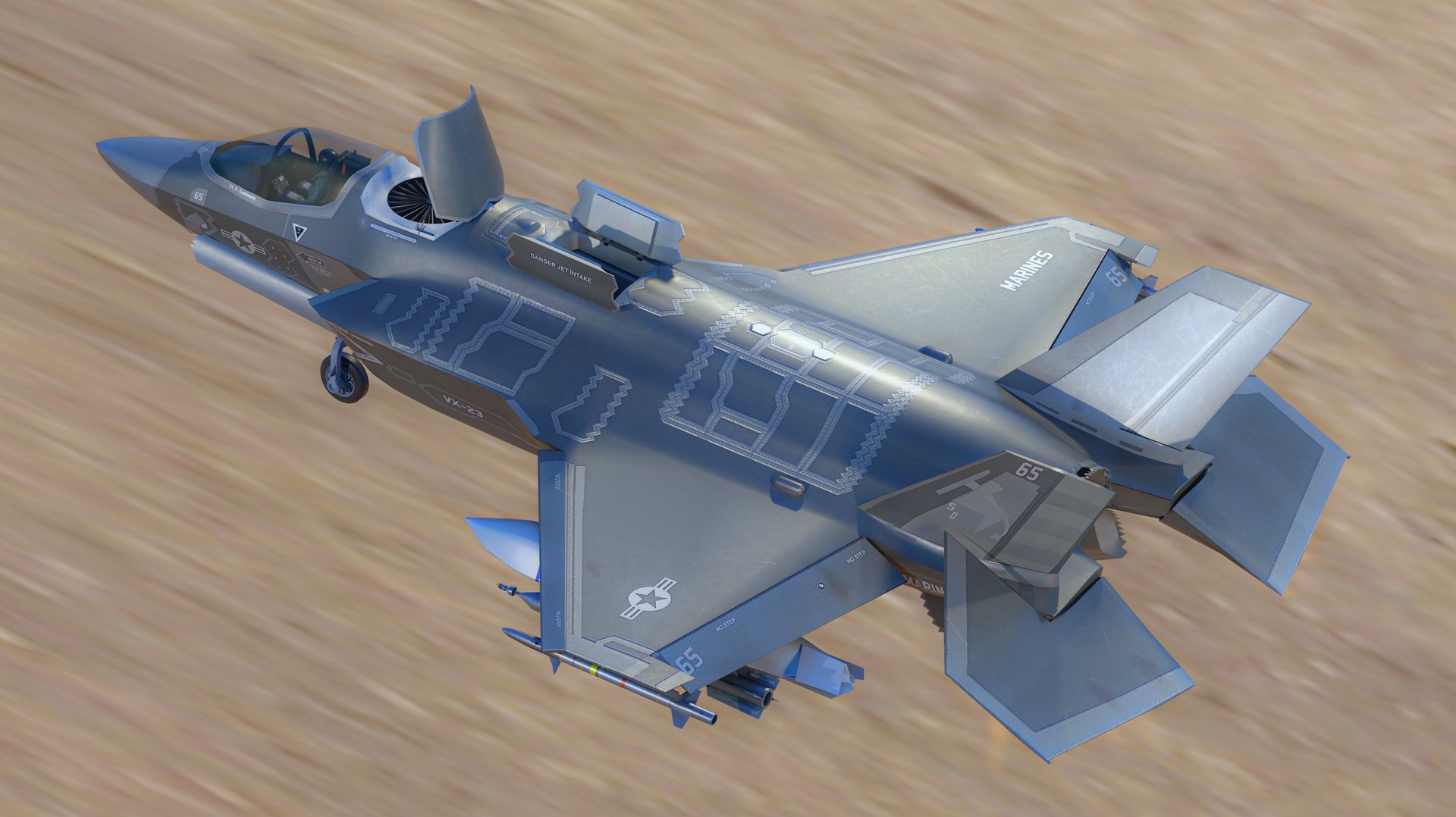 3D F35B Lightning II - Rigged - With High Resolution Textures Model - TurboSquid 2355431