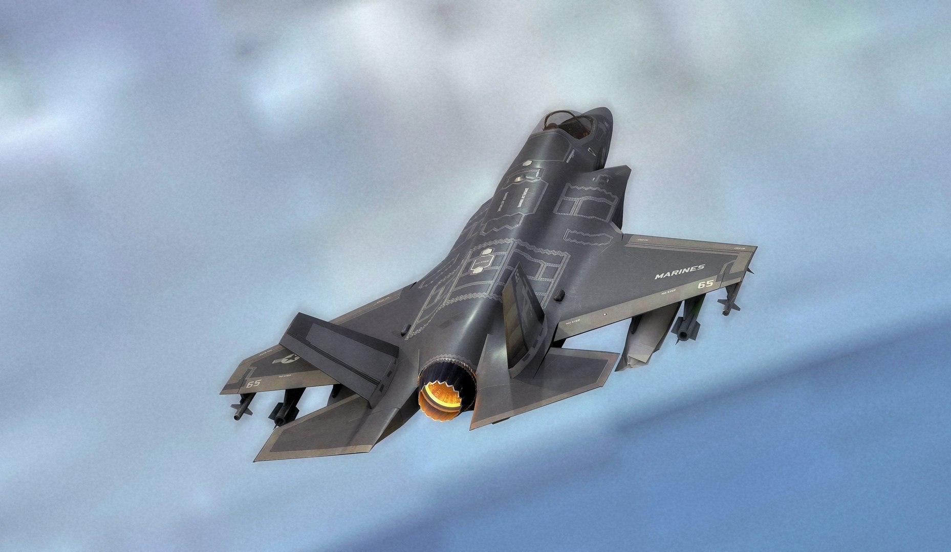 3D F35B Lightning II - Rigged - With High Resolution Textures Model - TurboSquid 2355431