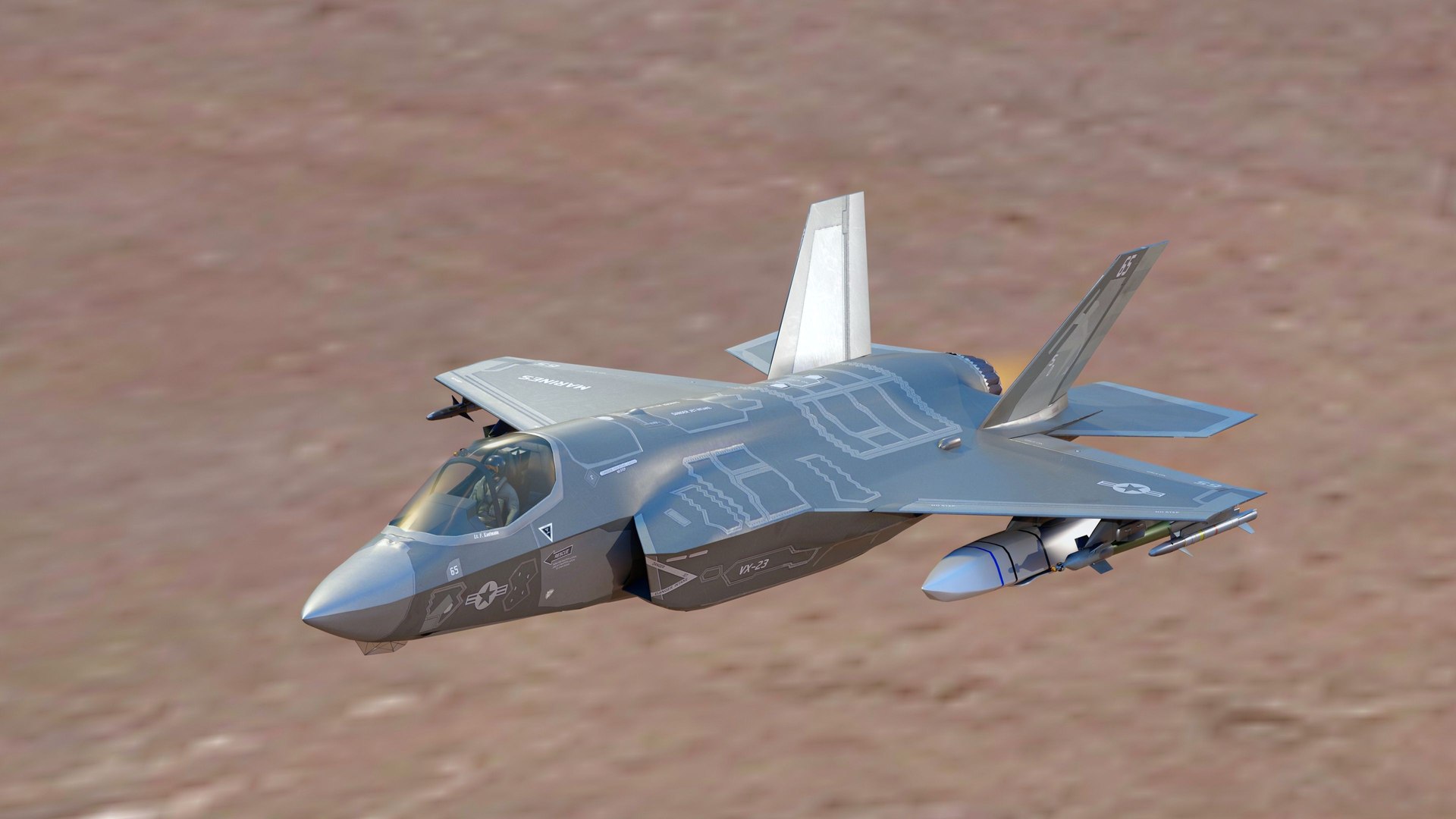 3D F35B Lightning II - Rigged - With High Resolution Textures Model - TurboSquid 2355431