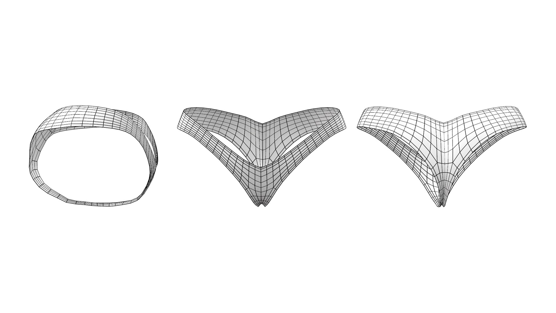 3D Model Shiny Leather V Shape Micro Shorts - TurboSquid 1739072