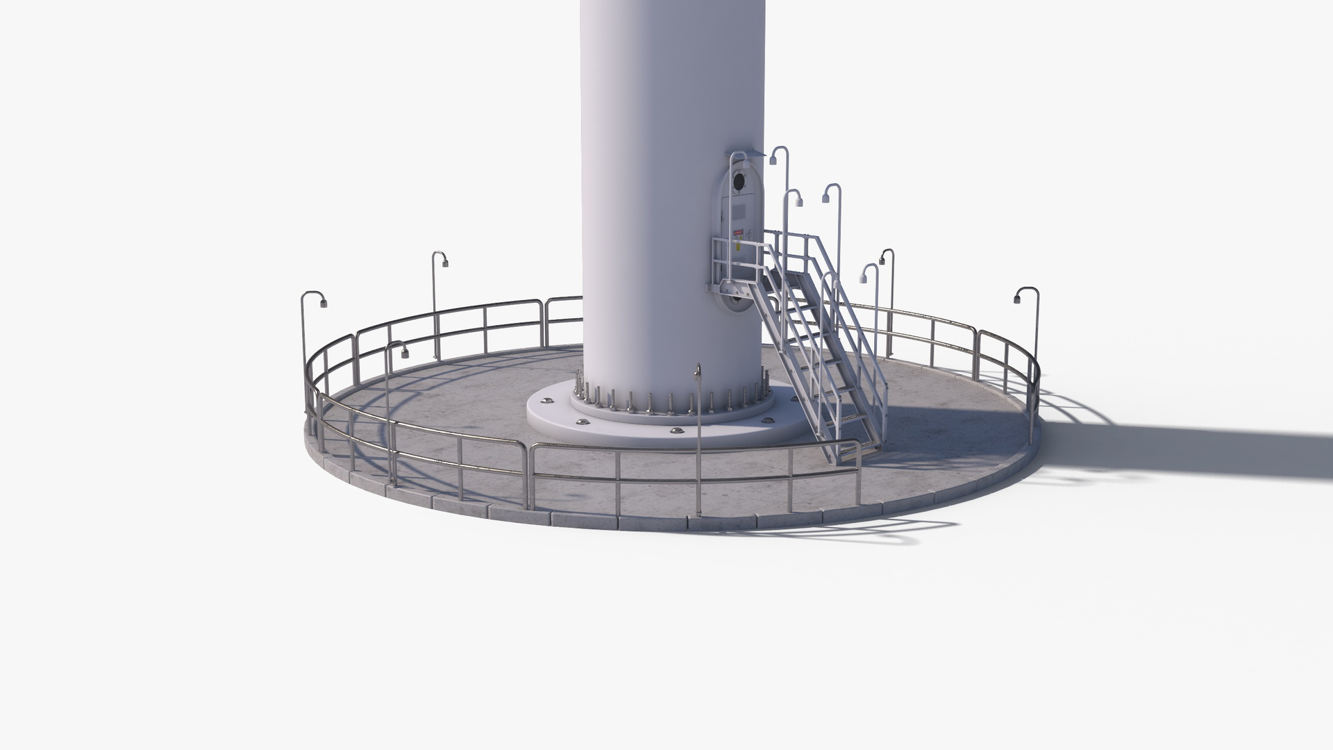 Wind turbine 3D model - TurboSquid 1241219