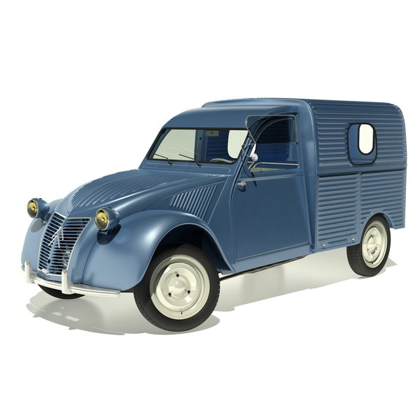 3d max classic citroen 2cv azu