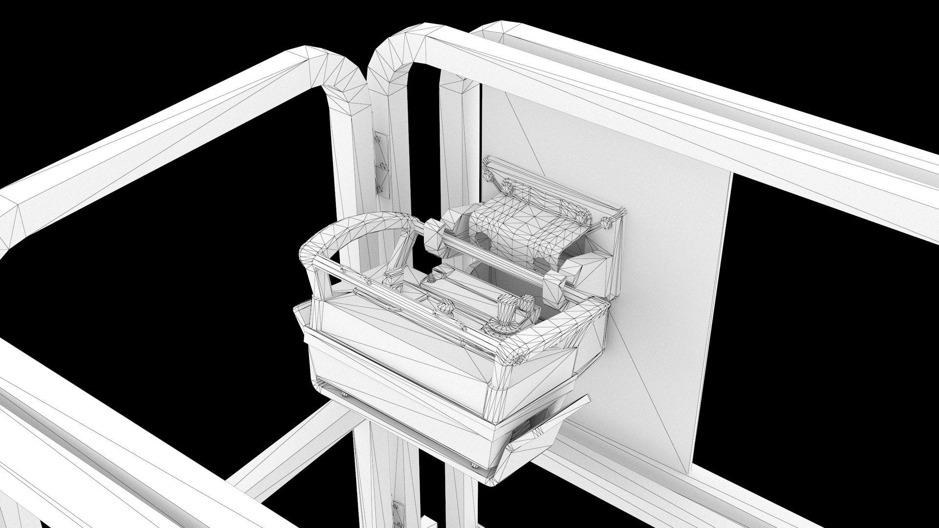 Self-propelled Lift Work Platform Low Poly PBR 3D model - TurboSquid ...