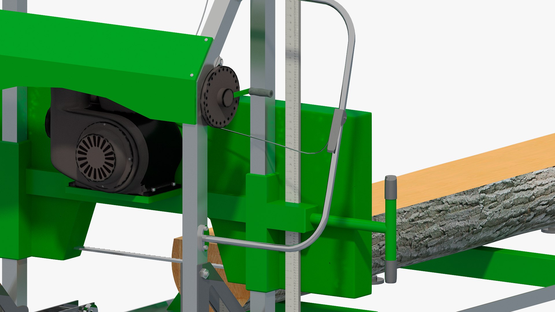 Sawmill Equipment 3D Model - TurboSquid 2066997