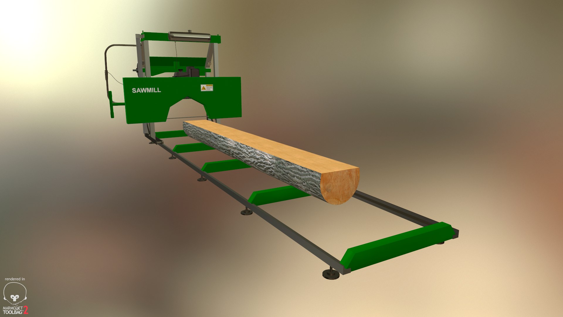 Sawmill Equipment 3D Model - TurboSquid 2066997