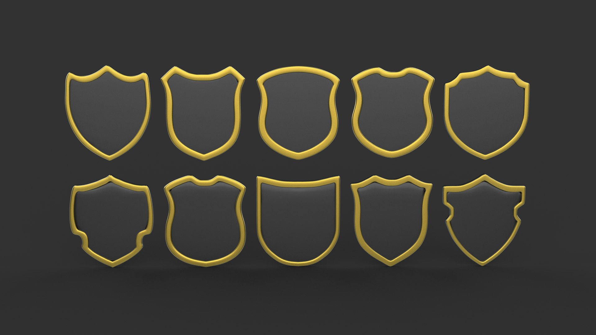 3D Badge Patche 02 3D Model Model - TurboSquid 2404376