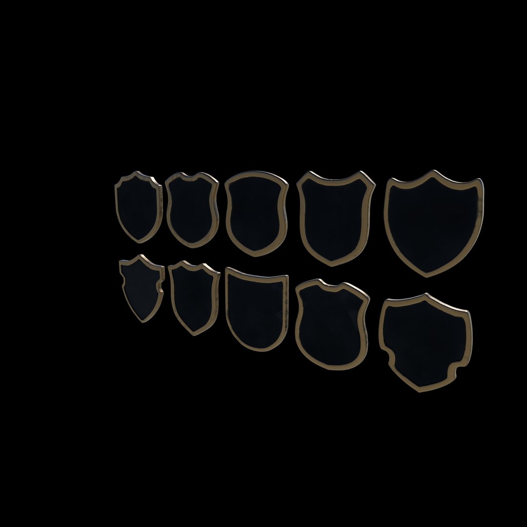 3D Badge Patche 02 3D Model Model - TurboSquid 2404376