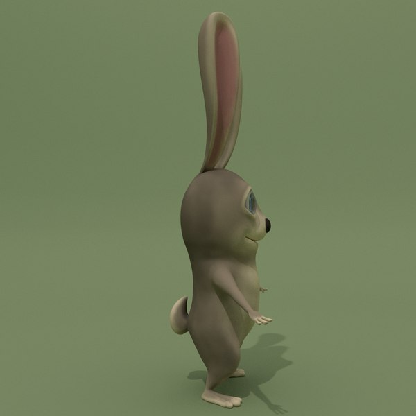 Cartoon rabbit 3D - TurboSquid 1174049
