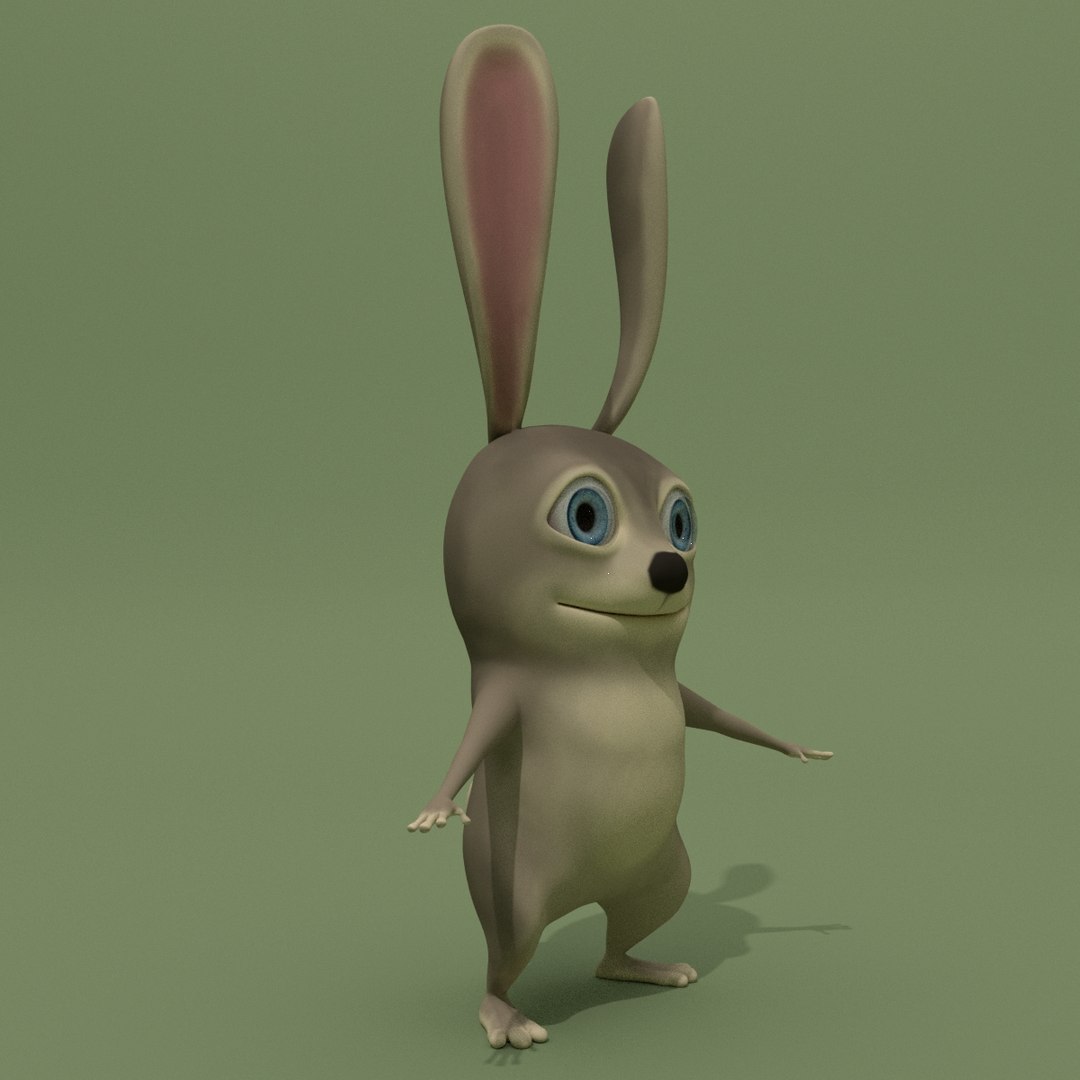 Cartoon Rabbit 3D - TurboSquid 1174049