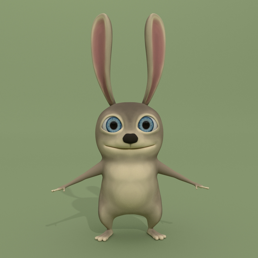 Cartoon Rabbit 3D - TurboSquid 1174049