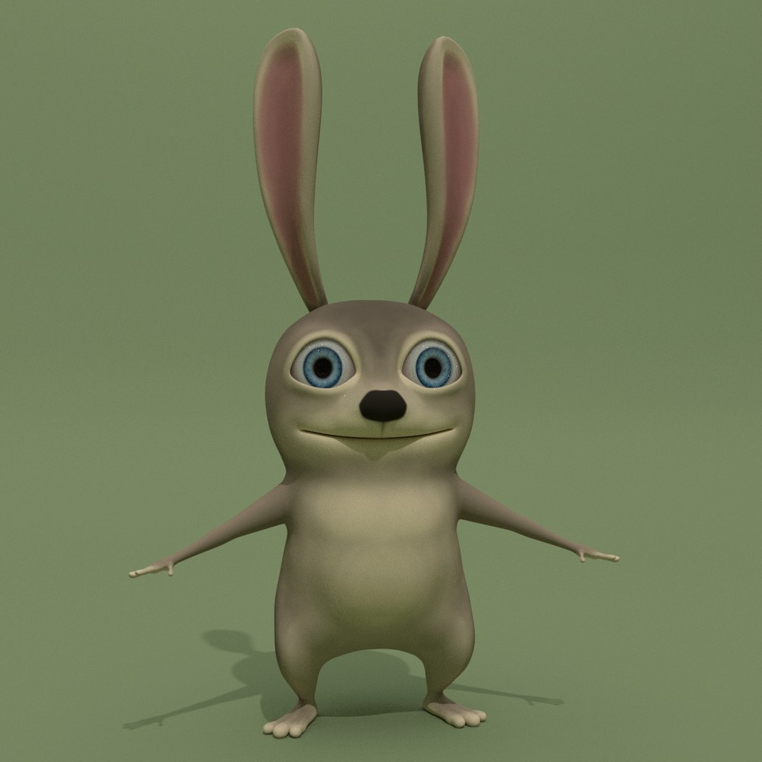 Cartoon Rabbit 3D - TurboSquid 1174049