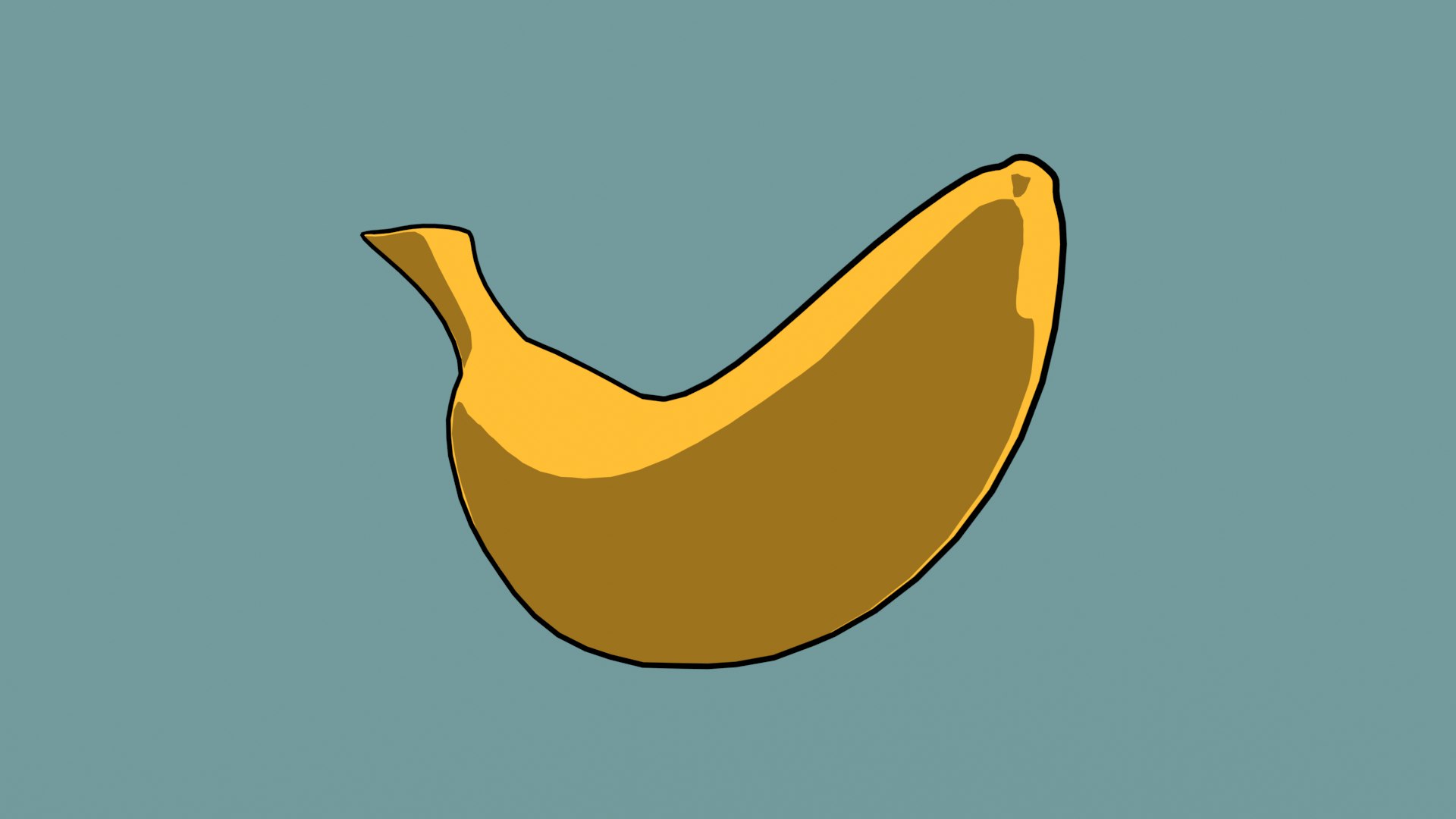 3D Stylized Cartoon Anime Banana 3D Model - TurboSquid 2159994