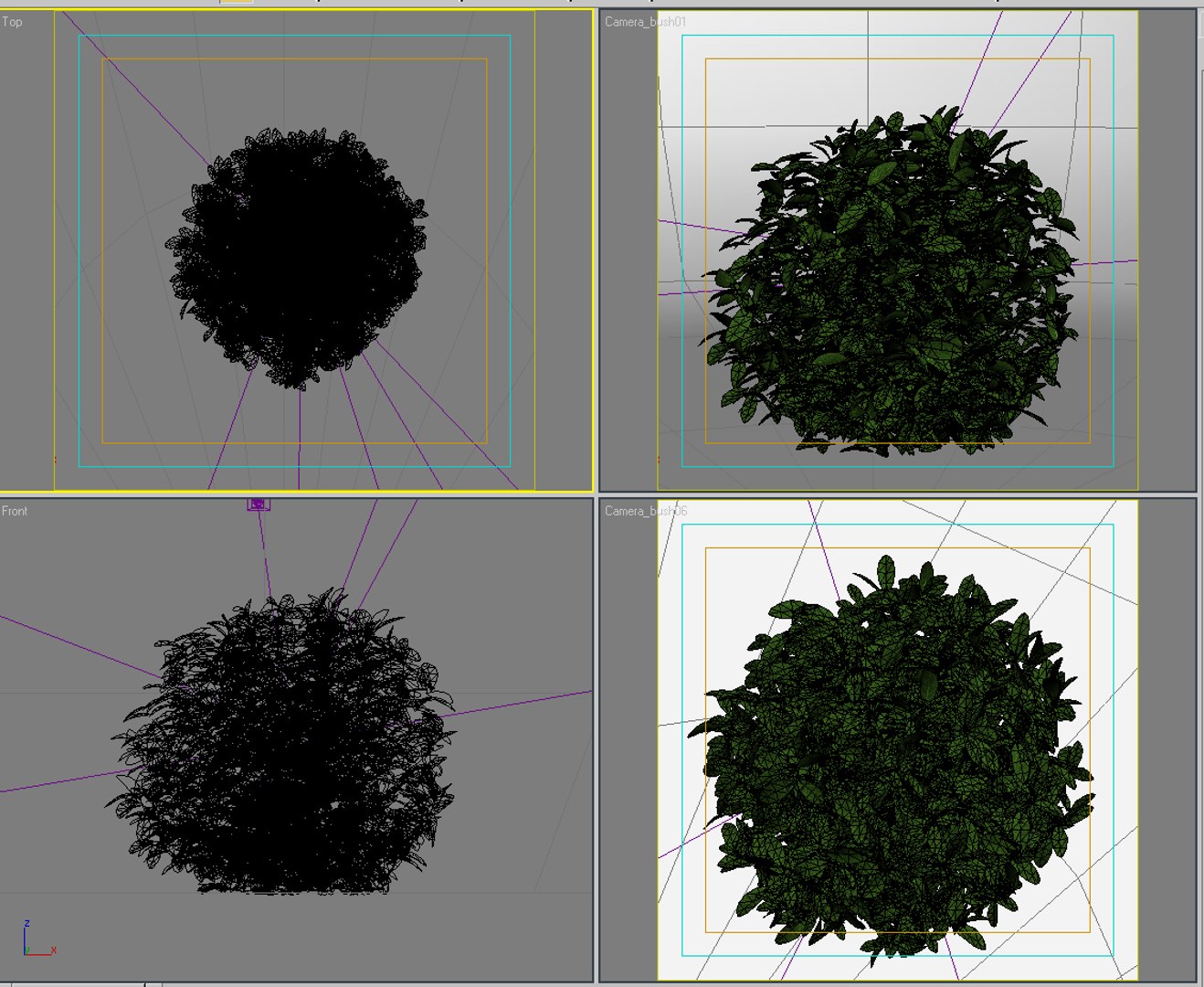 3d Model Bush