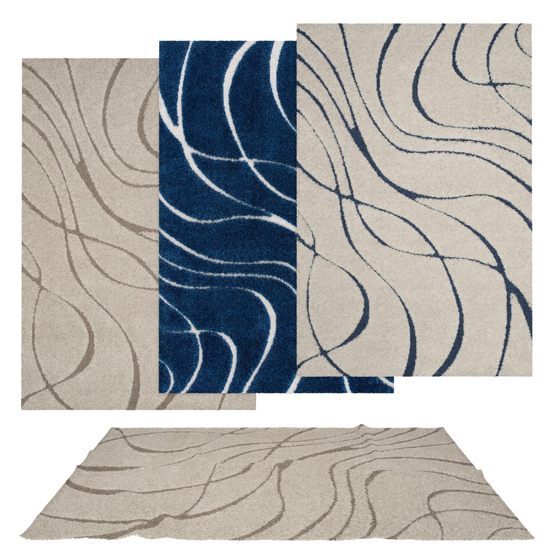 9 In 1 Rug Collection No 31 3D Model - TurboSquid 1824796