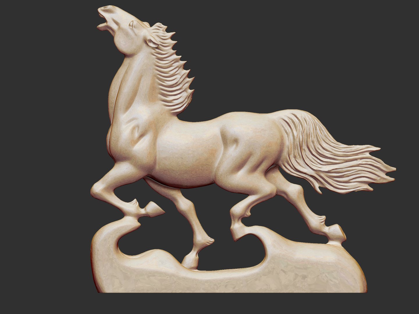 3D Model Horse Sculpture - TurboSquid 2038017