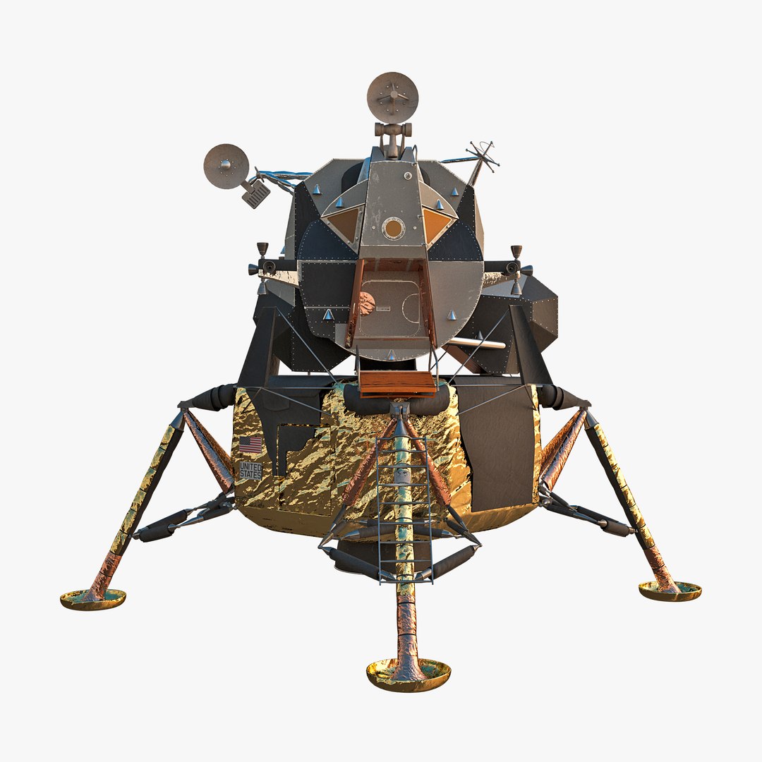 3D Lunar Module Model - TurboSquid 1541829
