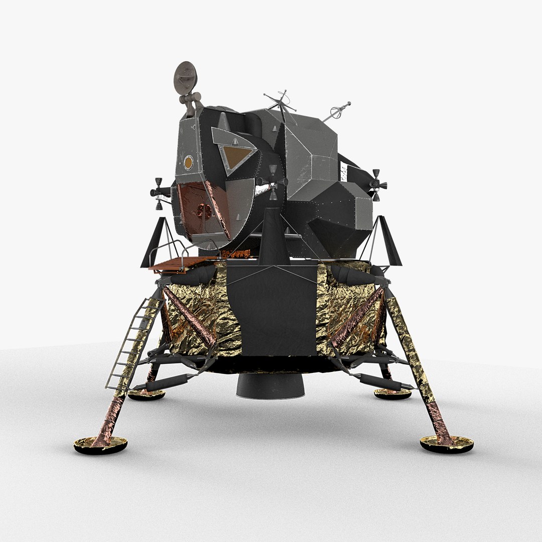 3D Lunar Module Model - TurboSquid 1541829