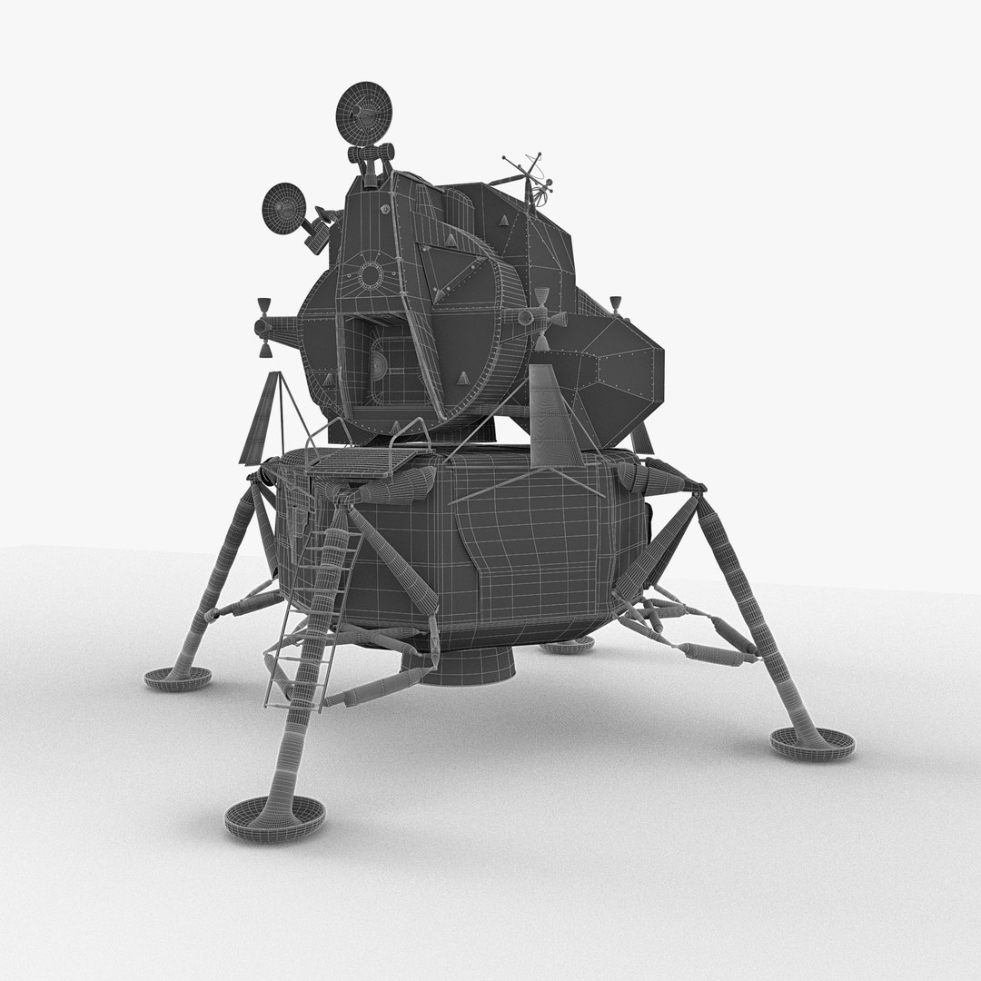 3D Lunar Module Model - TurboSquid 1541829