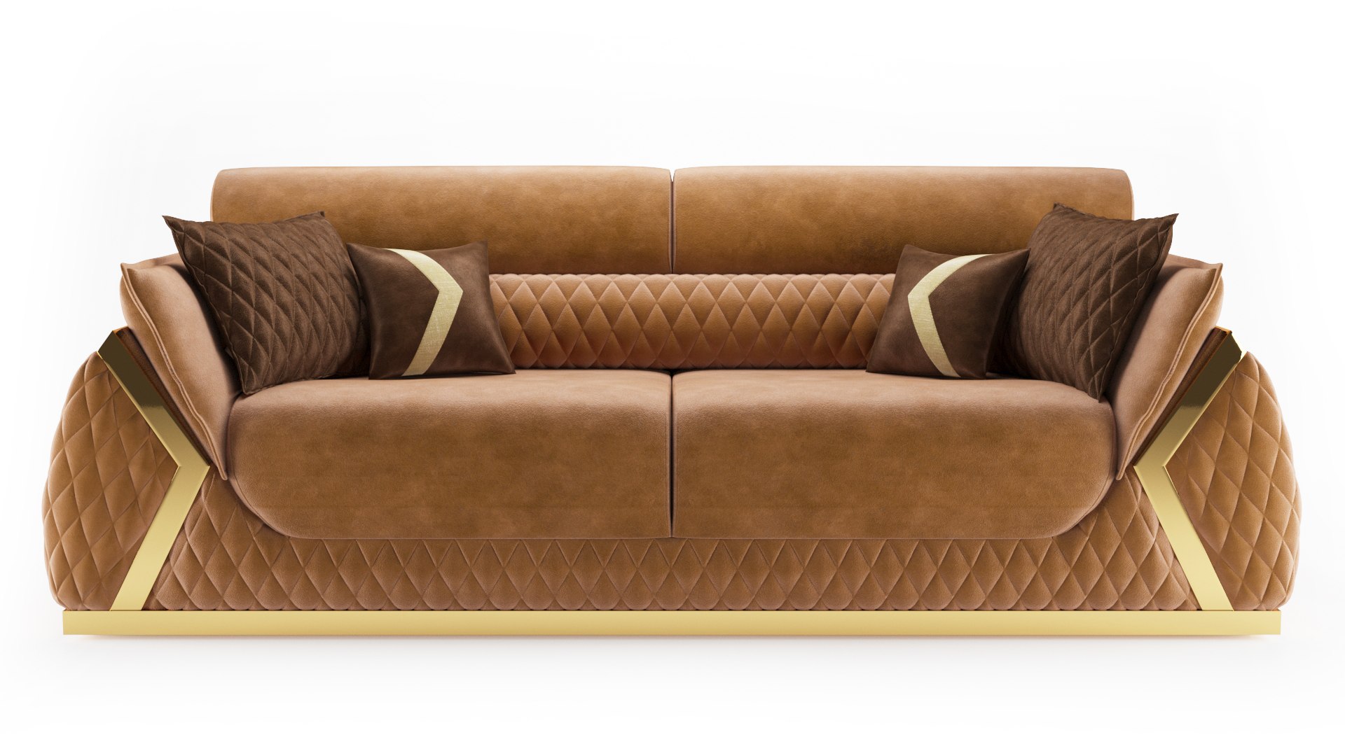 Three Seater Sofa Diamond Model - TurboSquid 1809042