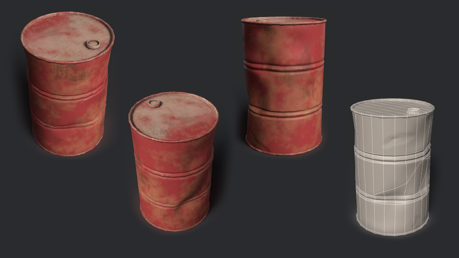 3D Gas Station Props Game Ready 3D Models PBR AAA Quality - TurboSquid 2388014