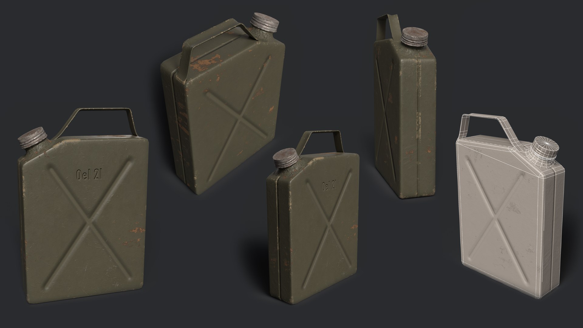 3D Gas Station Props Game Ready 3D Models PBR AAA Quality - TurboSquid ...