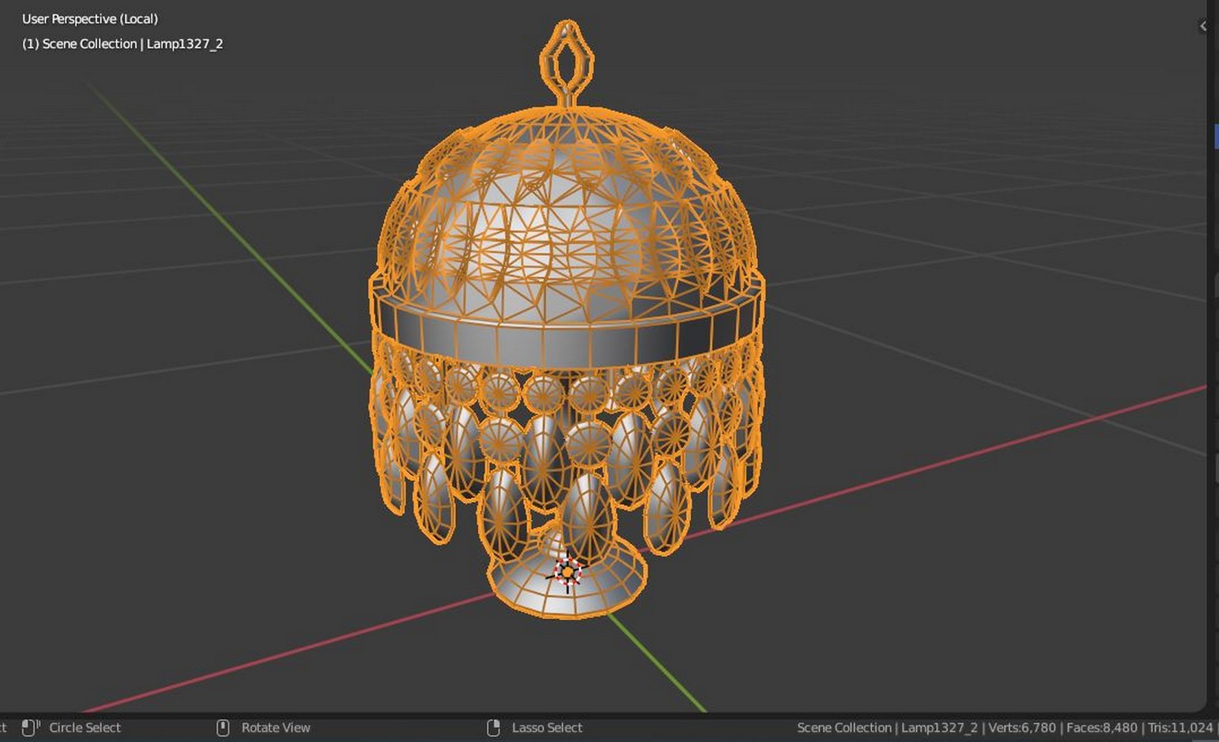 Lamp In Blender 3D 3D Model - TurboSquid 2071046