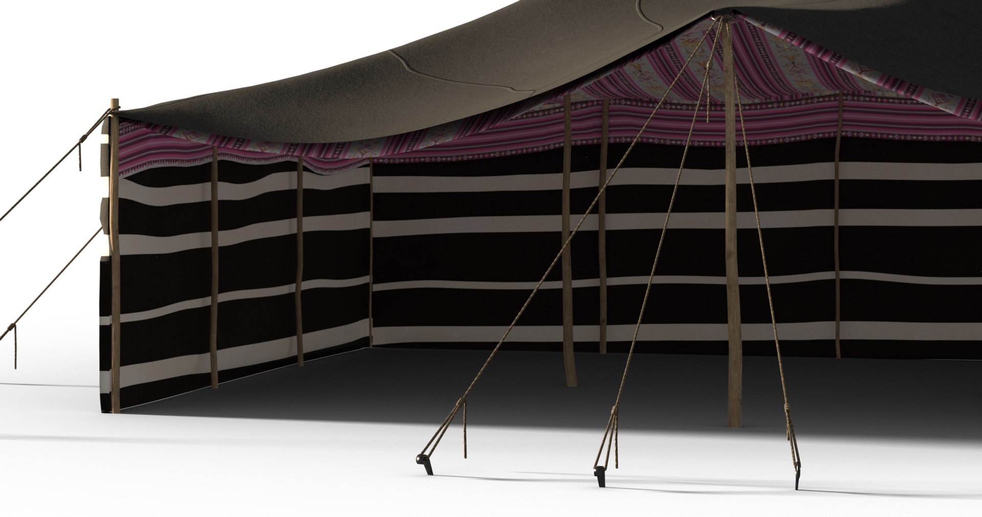 Qatar Arabian Tent 3d Model
