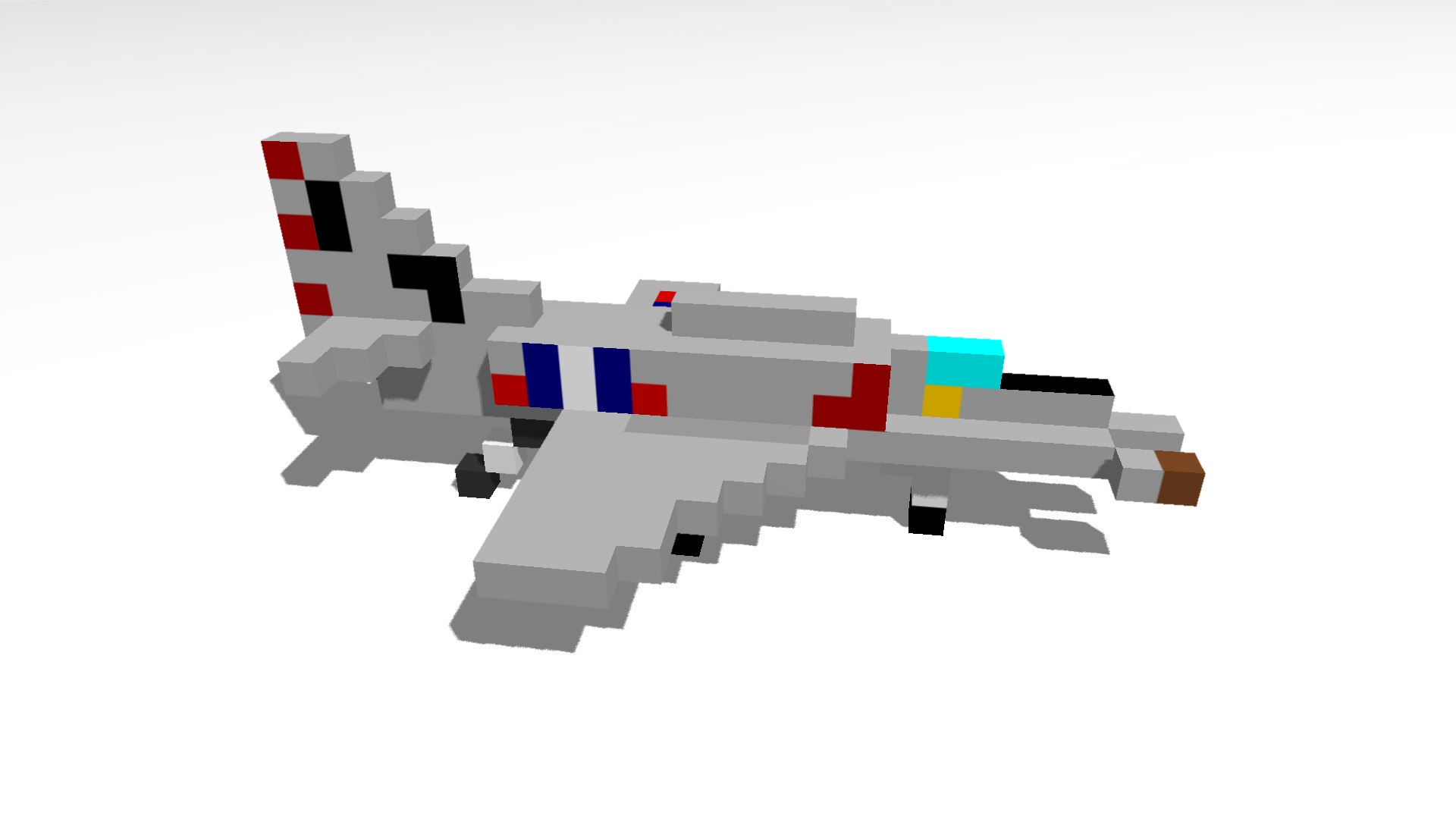 3D A4 Skyhawk - Pixelated - TurboSquid 1966663