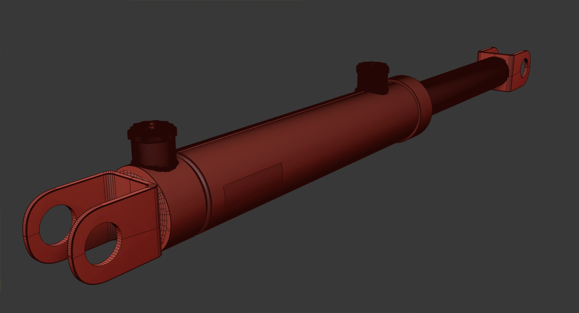 Cylinder Hydraulic 3D Model - TurboSquid 1358616