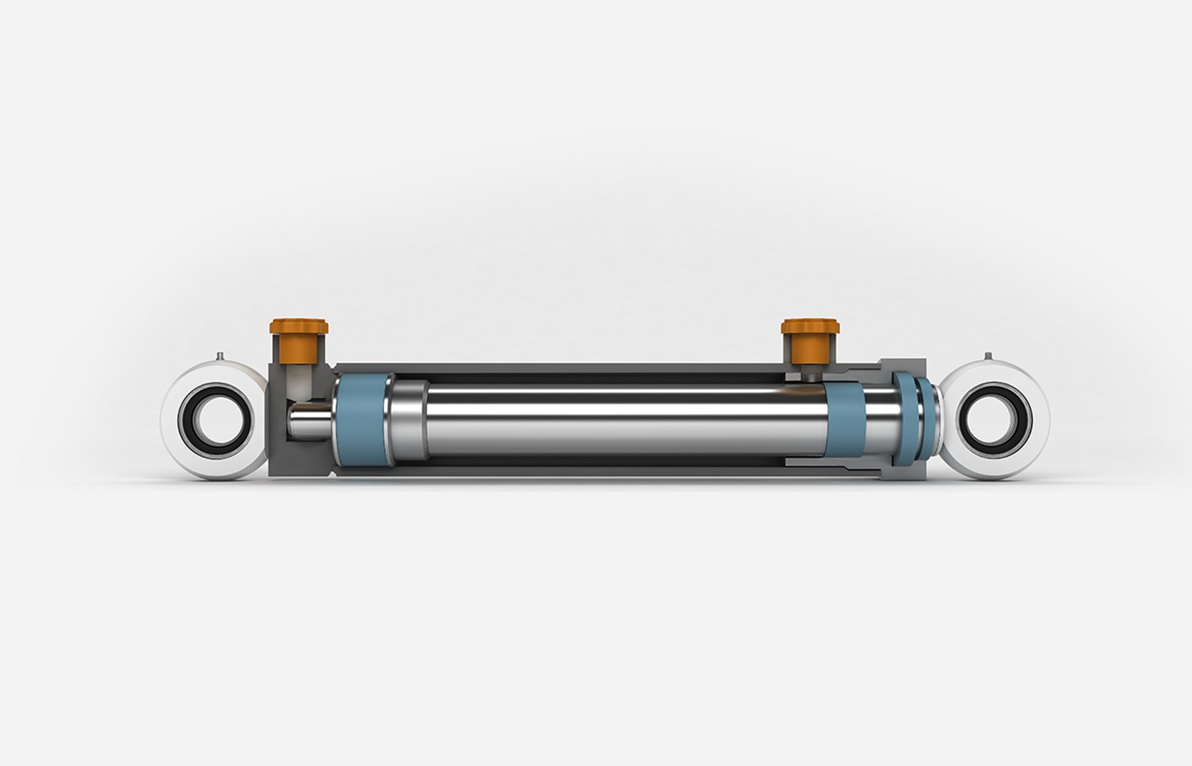Cylinder Hydraulic 3D Model - TurboSquid 1358616