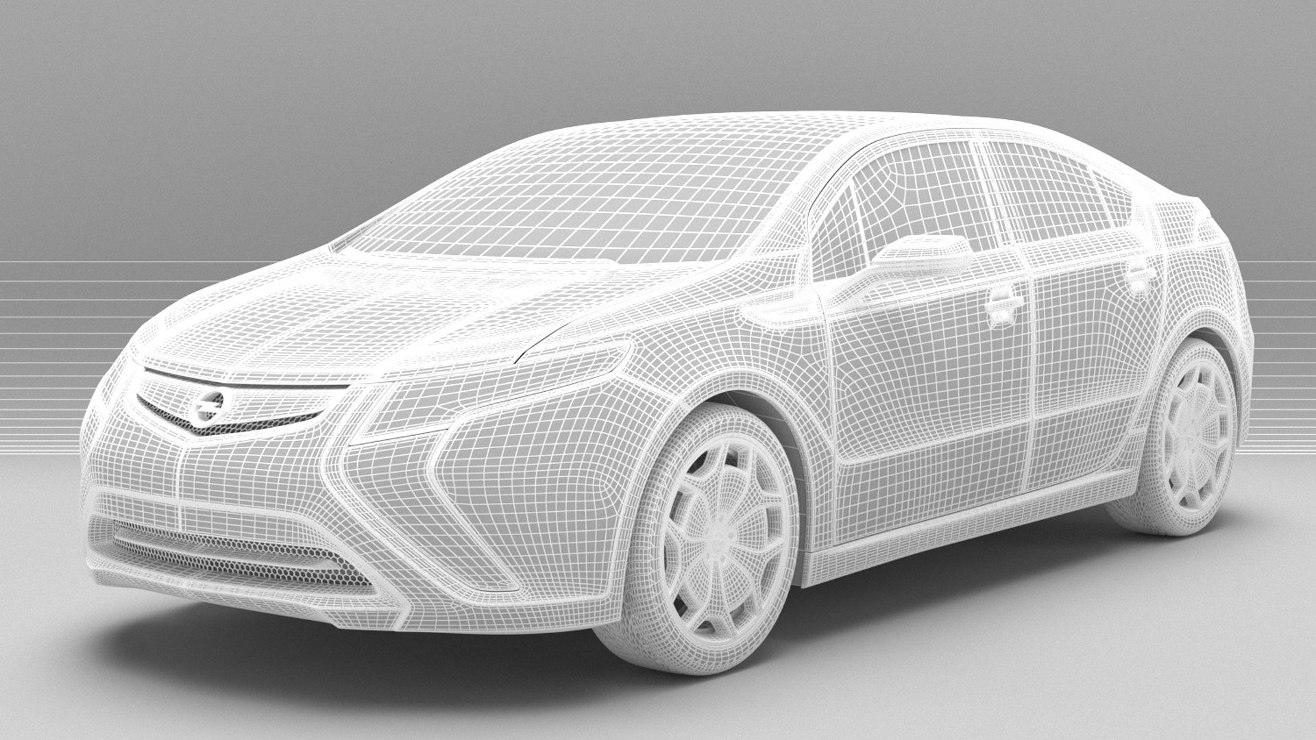 Sedan car interior 3D model - TurboSquid 1602308