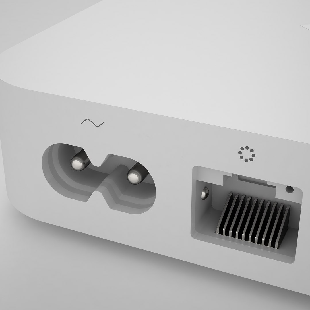 apple airport express 3d model
