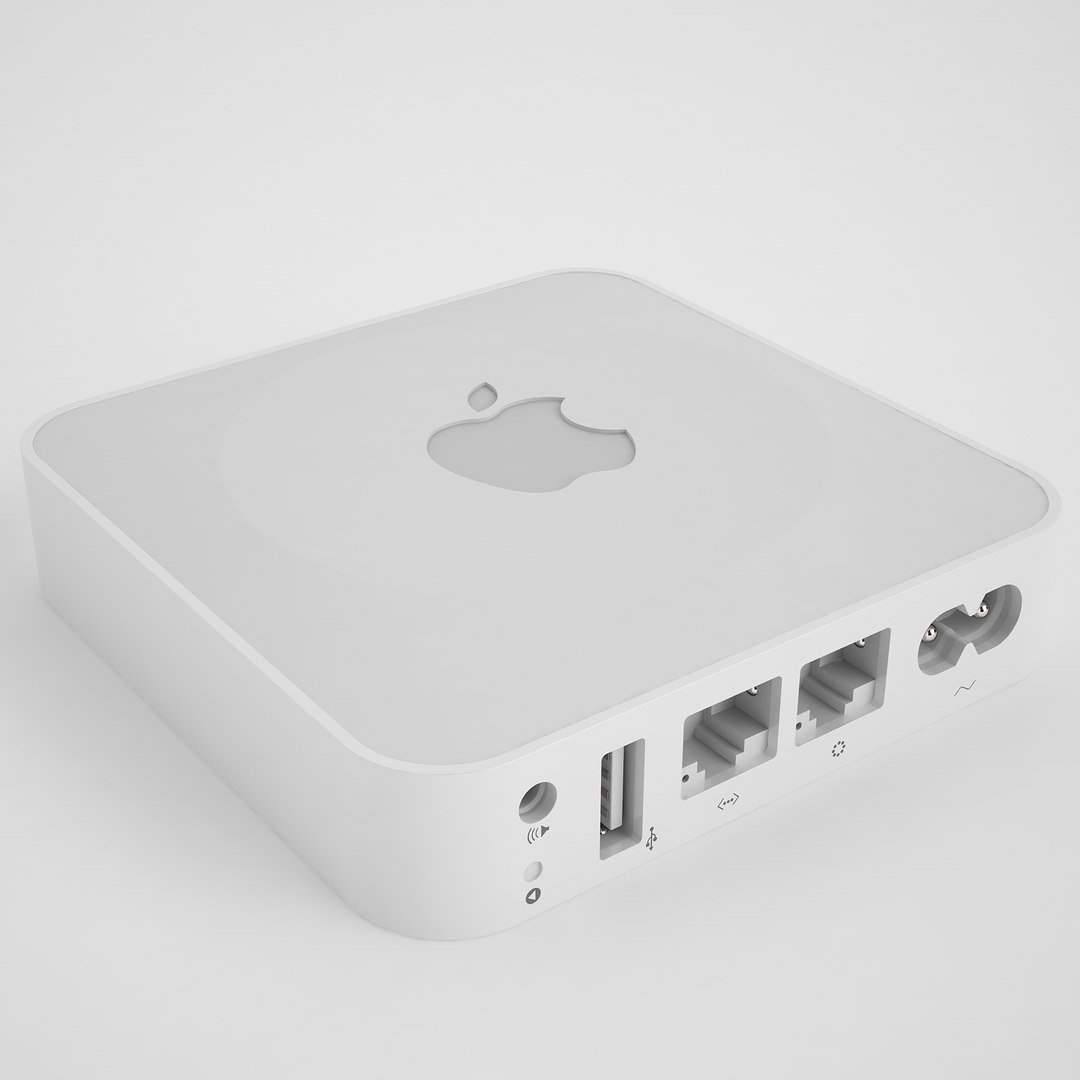 apple airport express 3d model