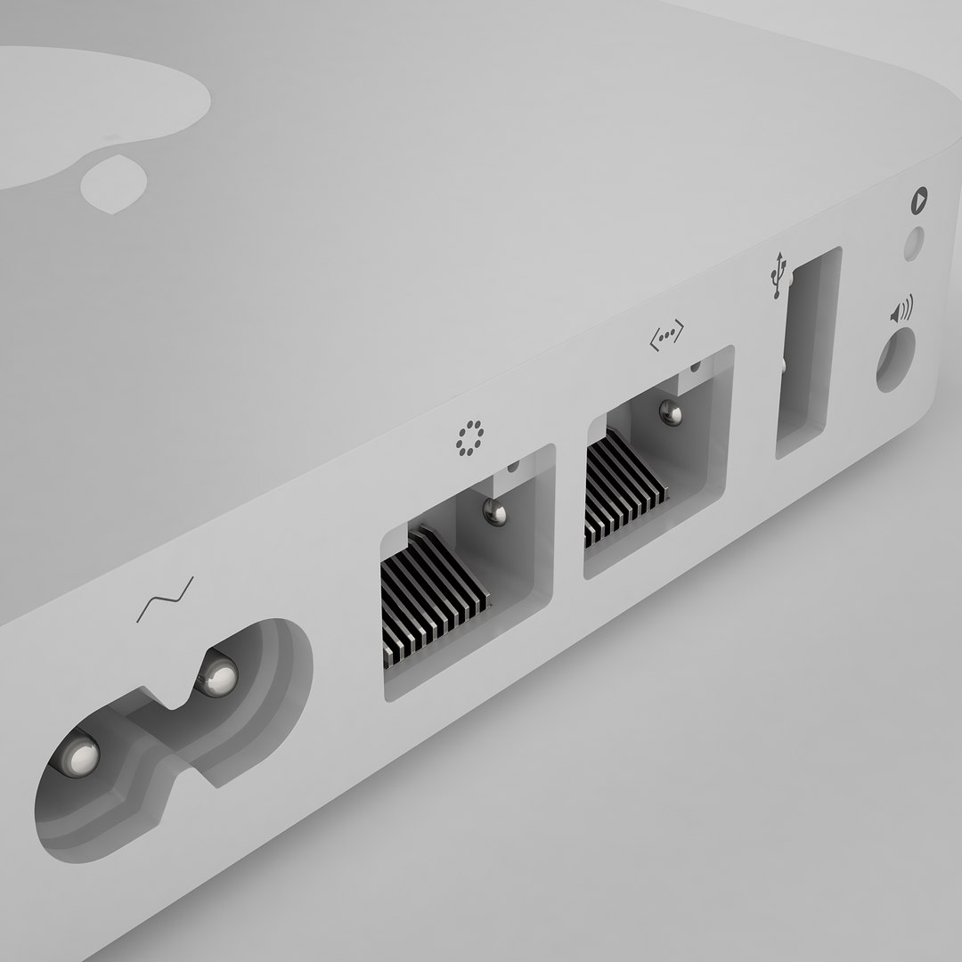 apple airport express 3d model