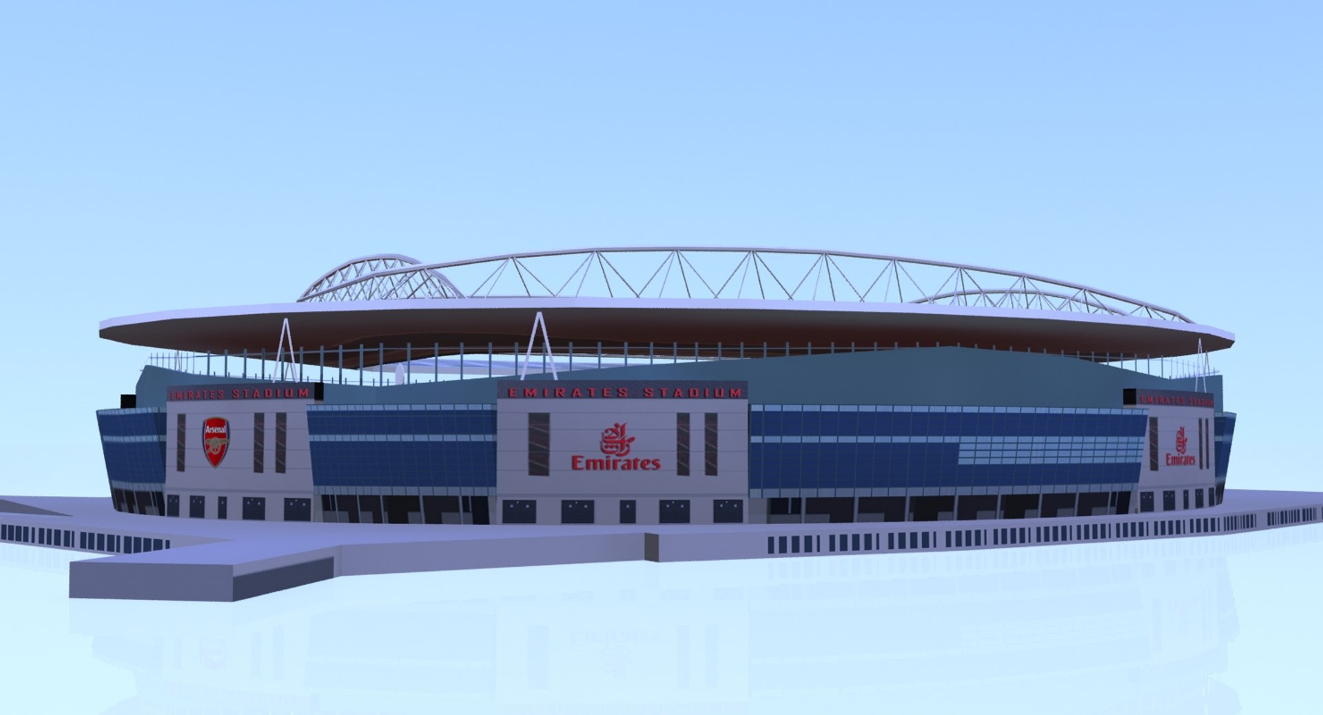 3d Emirates Stadium Football