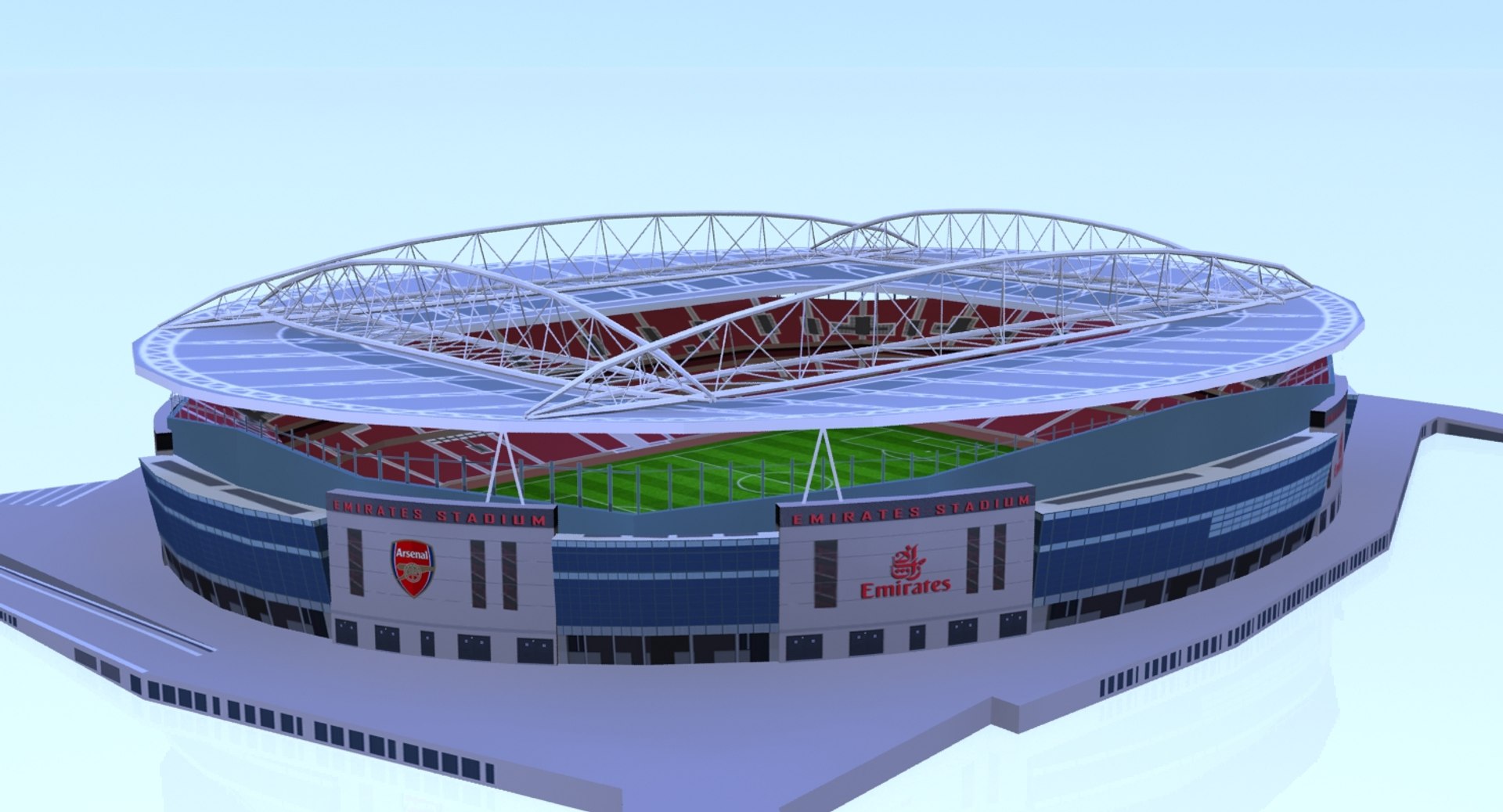 3d Emirates Stadium Football
