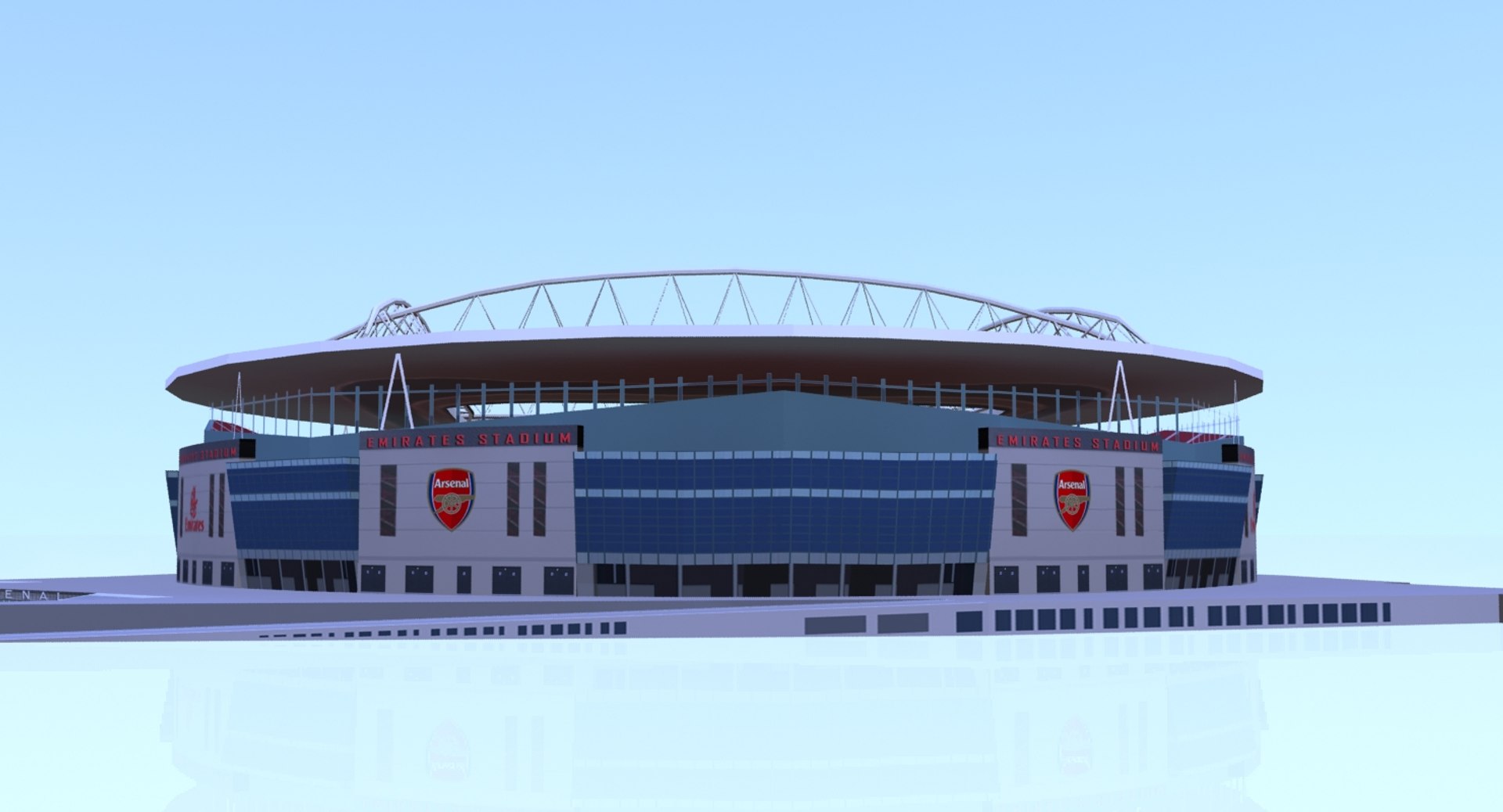 3d Emirates Stadium Football