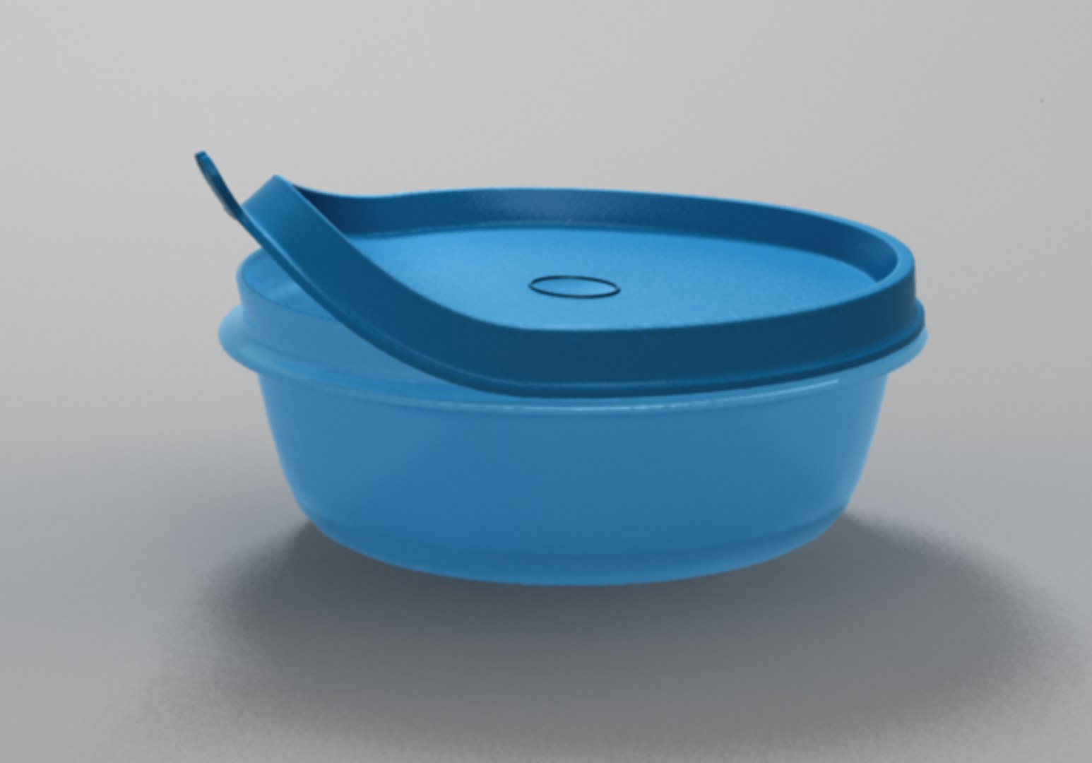 Tupperware Bowl 3d Model