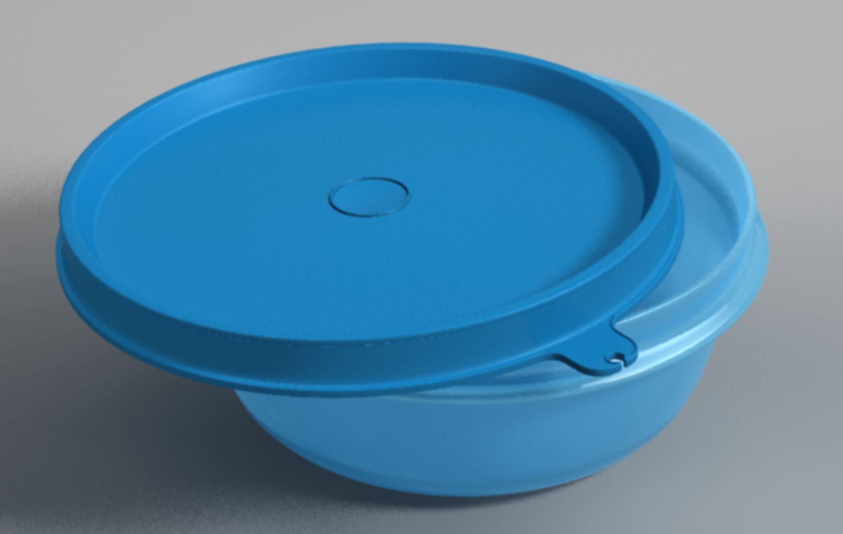 Tupperware Bowl 3d Model